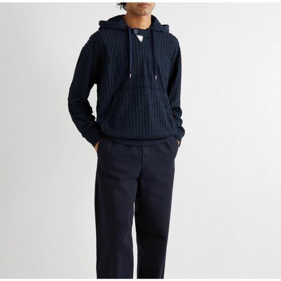 Club Monaco | Shirts | Club Monaco Mens Ribbed Terry Cloth Hoodie M ...